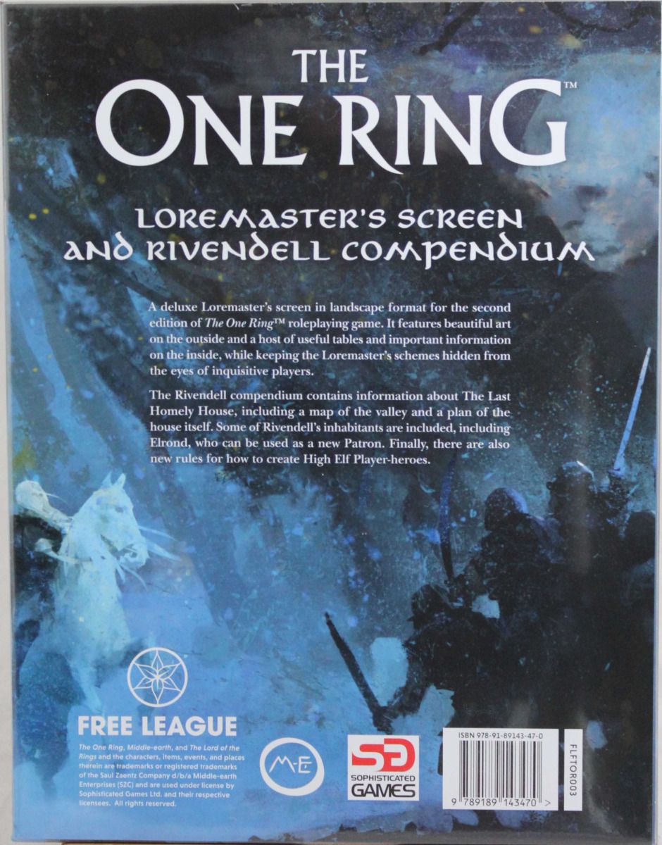 Loremaster's Screen and Rivendell Compendium till The One Ring | Mad ...