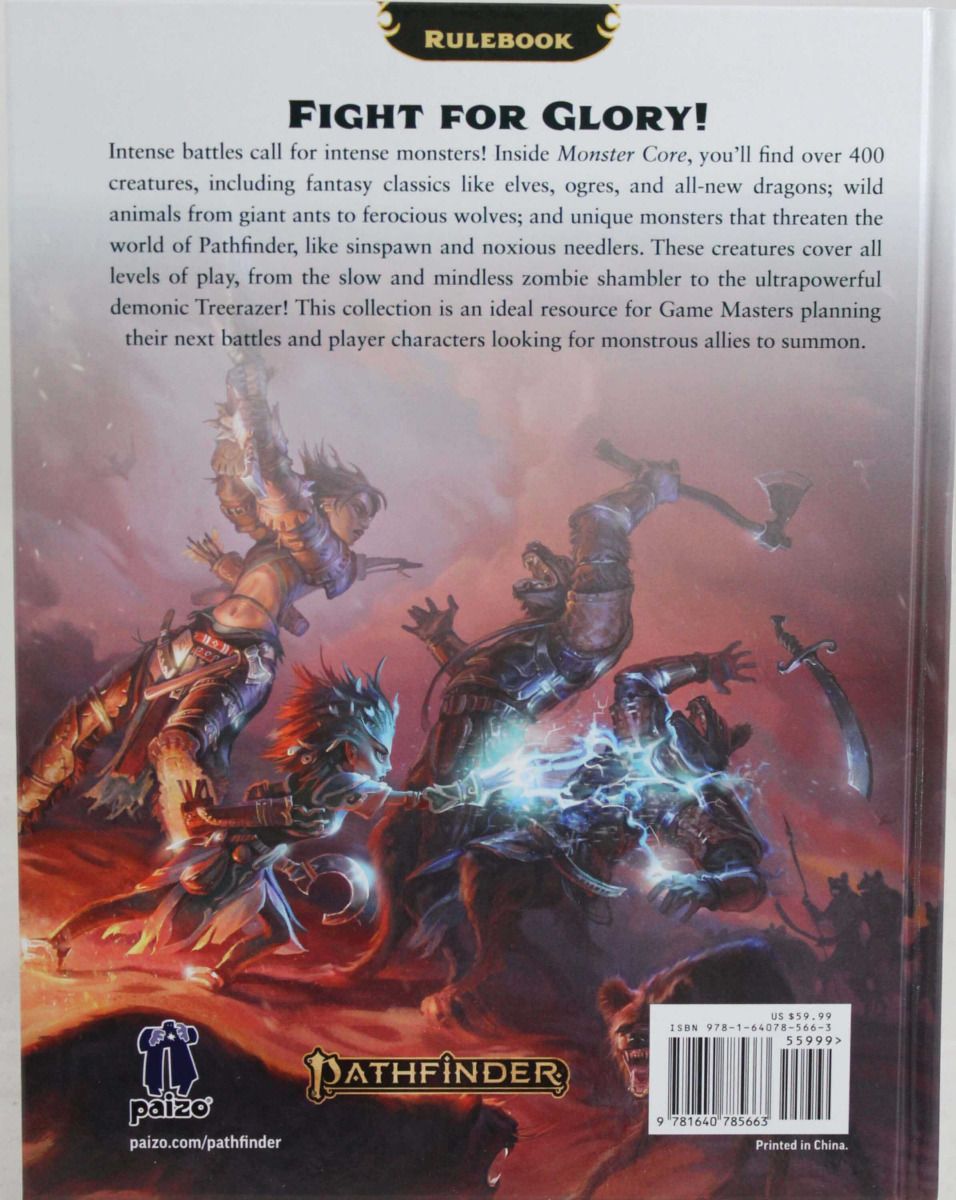 Monster Core till Pahtfinder | Mad Wizard Games