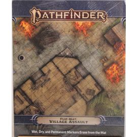Flip-Mat: Village Assault till Pathfinder | Mad Wizard Games